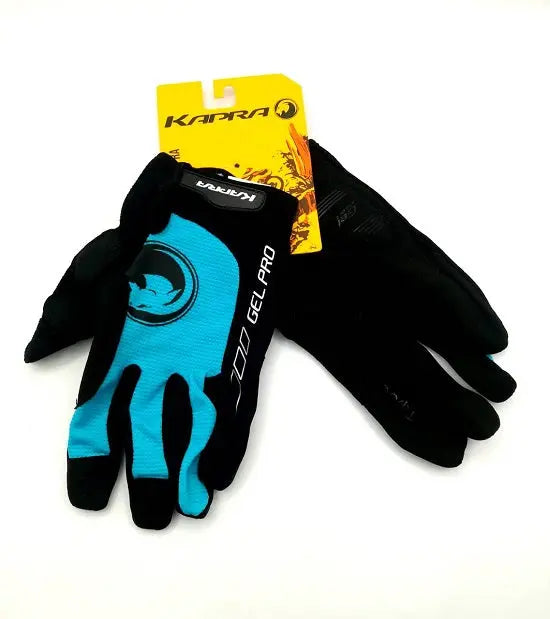 GUANTE KAPRA LOGO BLACK/CYAN – Bianchi Store